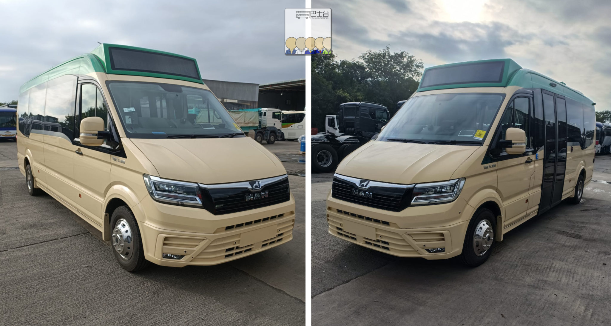 MAN TGE 低地台小巴抵港 - HK Bus Channel 巴士台